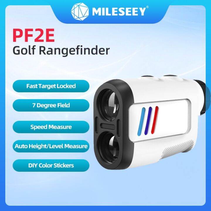 ไมล์ PF2E เลเซอร์วัดระยะทาง600M Yard /M Mini 6X เครื่องวัดระยะทางด้วย ...