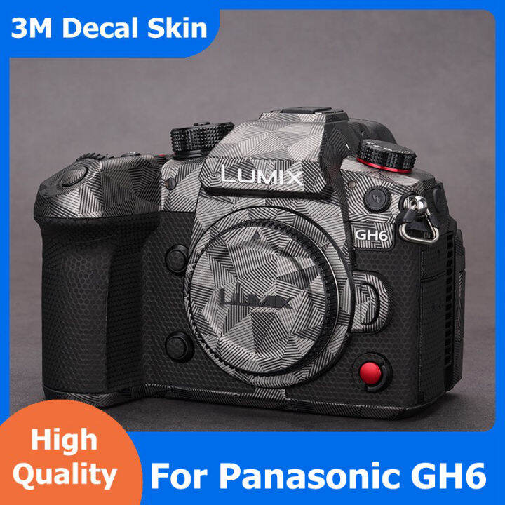 GH6รูปลอกผิวไวนิลห่อฟิล์ม Mirrorless กล้องร่างกายป้องกันสติ๊กเกอร์ป้องกันเสื้อ Panasonic Lumix ...