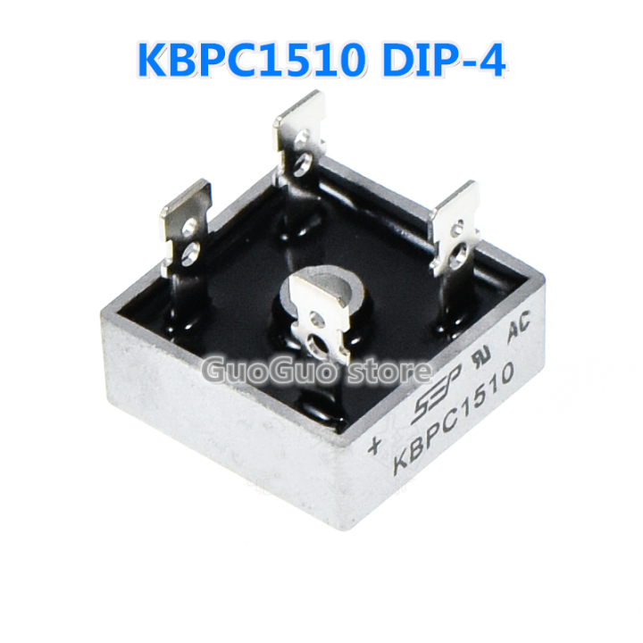 5ชิ้น15A KBPC1510 1000V Bridge Stack วงจรเรียงกระแสเต็มคลื่นแบบบริดจ์ ...