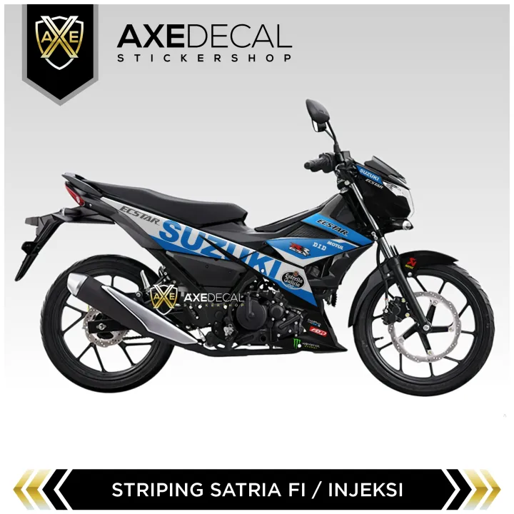 Striping Suzuki Satria Injeksi Grafis Custom / Stiker Motor Satria FI ...