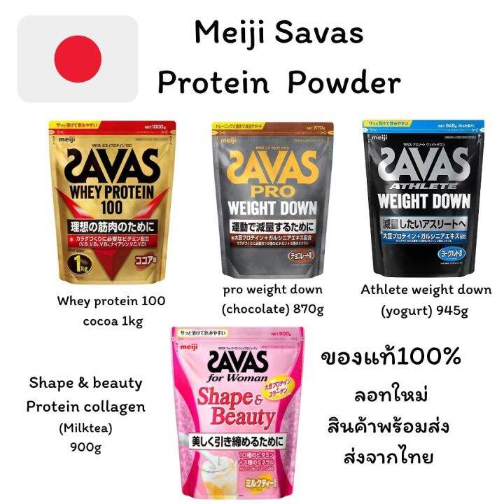 MEIJI SAVAS PROTEIN POWDER | Lazada.co.th