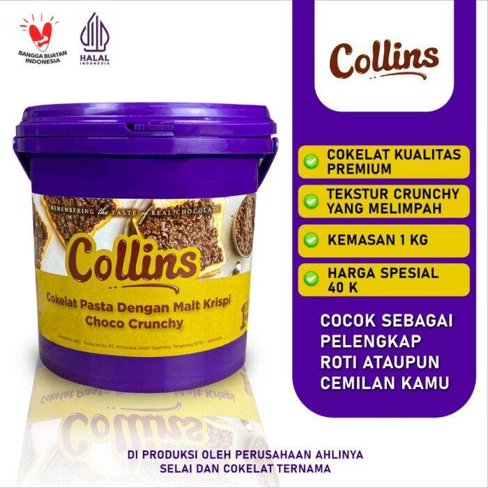 coklat collins crunchy 1kg | Lazada Indonesia