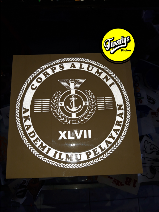 Stiker CAAIP cutting sticker menyala kena sinar lampu | Lazada Indonesia