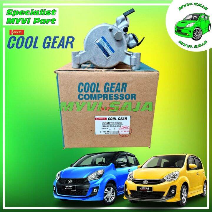 ORIGINAL TOYOTA AVANZA 2011/ALZA/MYVI LAGI BEST COMPRESSOR COOL GEAR ...