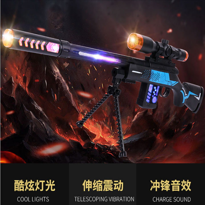 98K sniper rifle toy gun simulation acousto-optic gun eat chicken suit ...