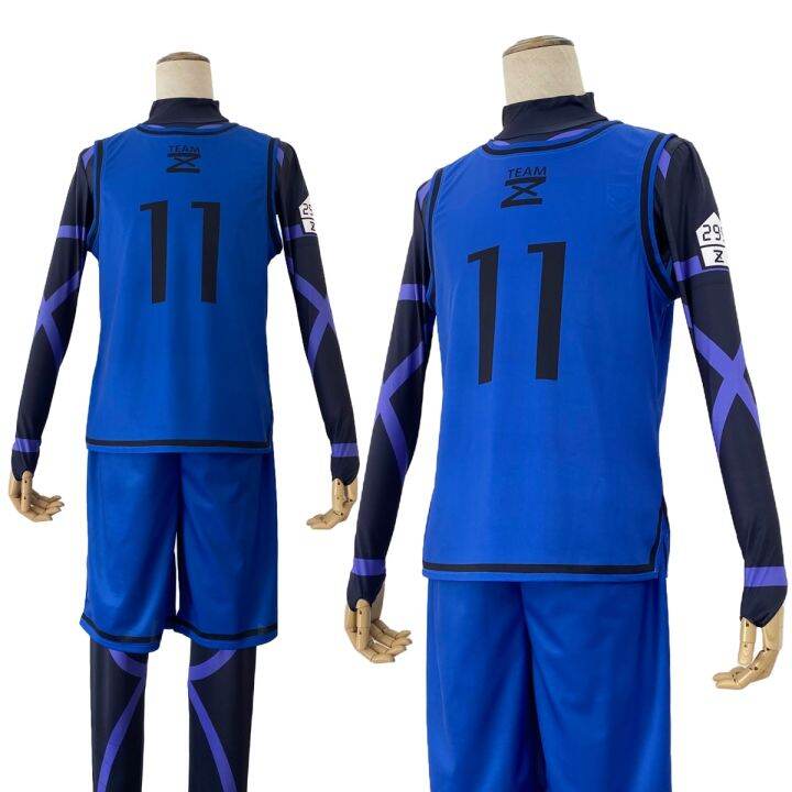 Holoun Blue Lock Anime Cosplay Costume Isagi Yoichi Chigiri Bachira Rensuke Kunigami Football