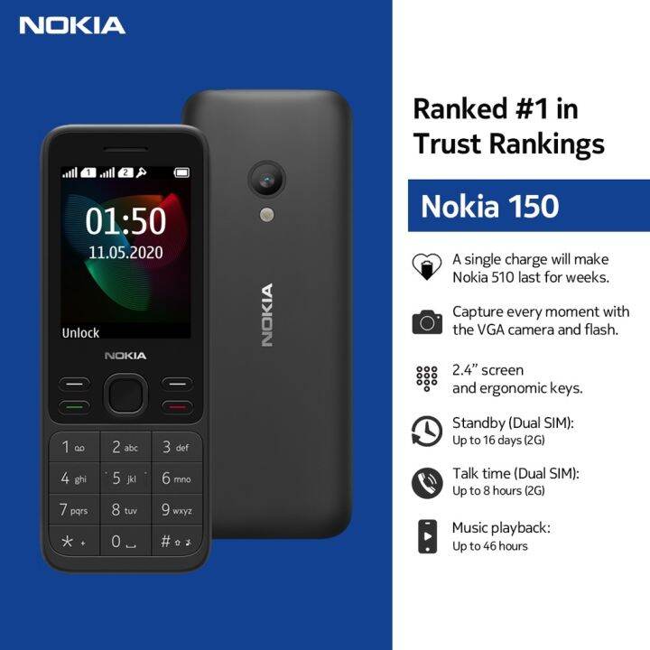 apple adapter Nokia 150 (2020) 1020 mAh - Basic Phone | Lazada PH