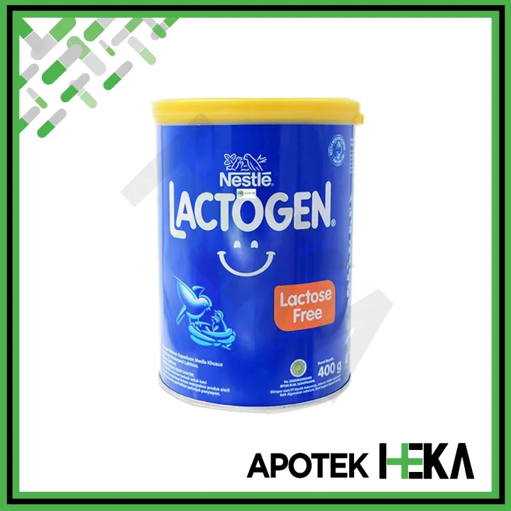 Lactogen Lactose Free 400 g - Susu Formula Bebas Laktosa 0-12 Bulan ...