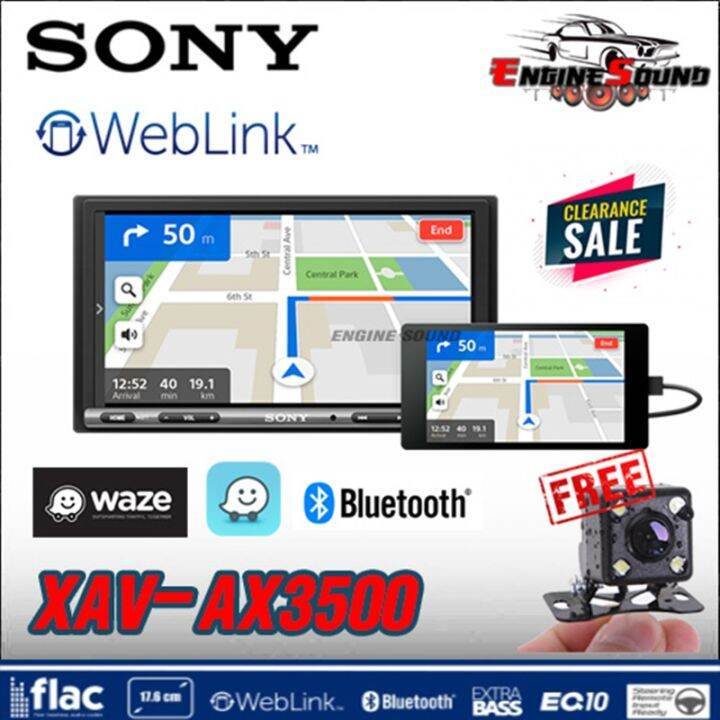 HOT SALE !!SONY XAV-AX3500 แถมฟรีกล้องมองหลัง วิทยุติดรถยนต์ จอติด ...