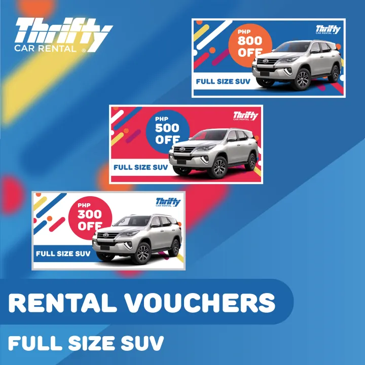 Thrifty Fullsize SUV Toyota Fortuner Nissan Terra Car Rental Cash ...