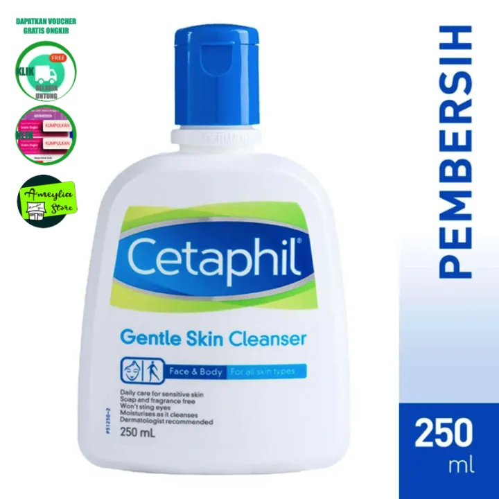 Cetaphil Gentle Skin Cleanser 250 ml - Pembersih Wajah Sabun Cuci Muka ...
