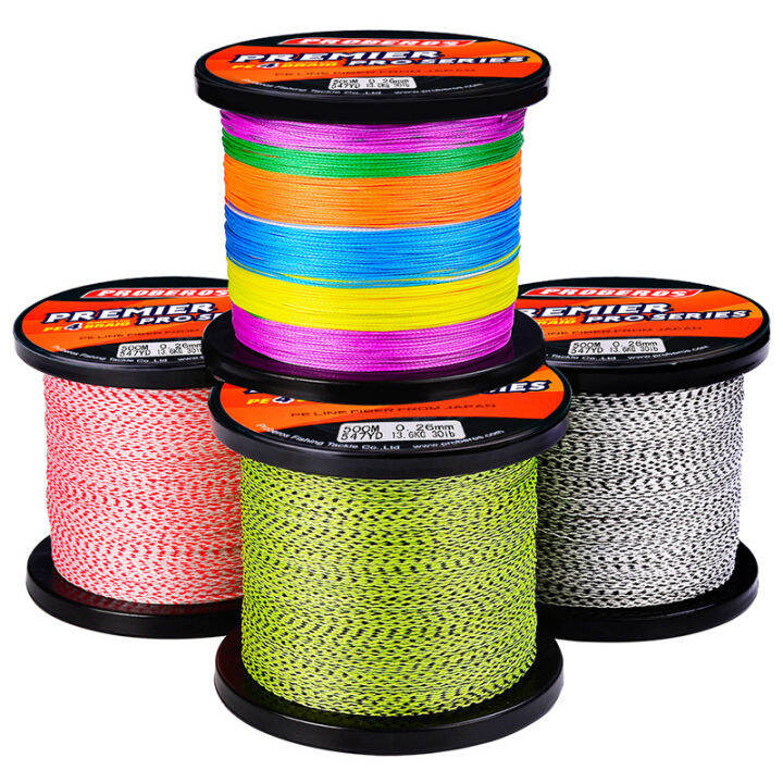 Baru Pelbagai Warna Jepang Asli Sutra 500M 4 Strands Besar Kuat Dikepang Kawat Khusus Garis ...