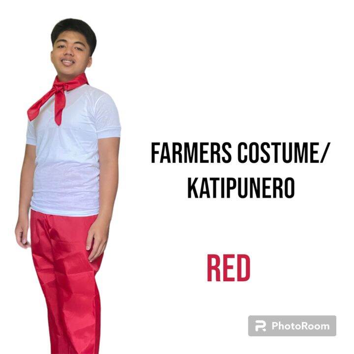 CULTURAL FARMERS/ KATIPUNERO COSTUME FOR FILIPINO ATTIRE | Lazada PH