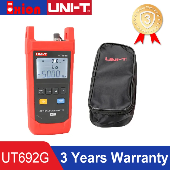 UNI-T UT692G Optical Power Meter Measurement Range -50 to 26dBm 800-1700nm InGaAs Backlight Tool ...