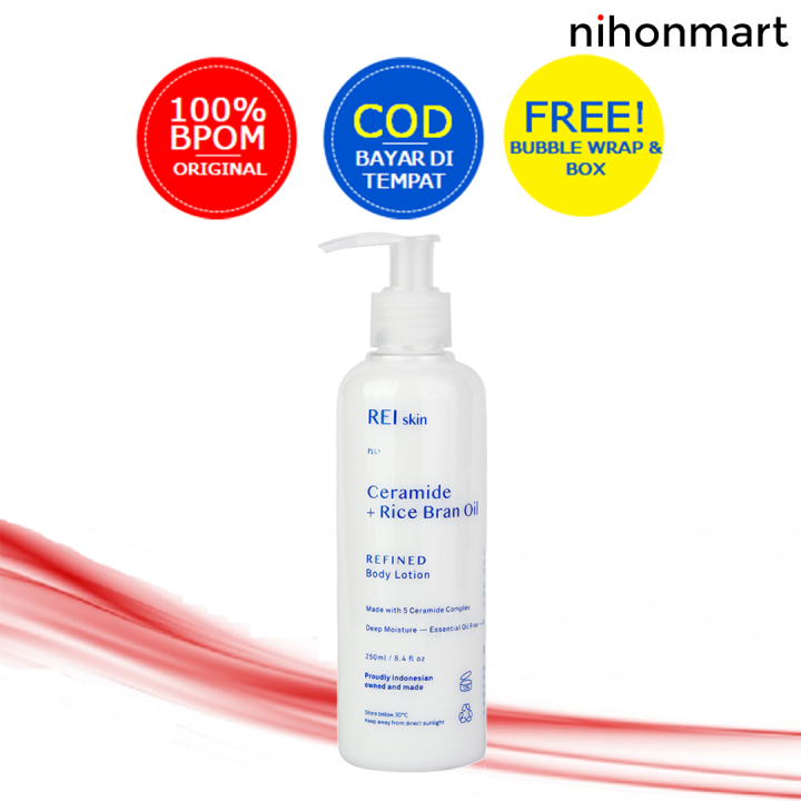 Rei Skin Ceramide + Rice Bran Oil Refined Body Lotion 250ml | Lazada ...