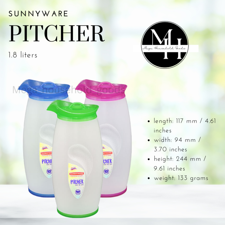 Sunnyware Ref Jug Ref Pitcher 1.8 Liters 558 | Lazada PH