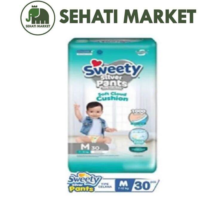 SWEETY SILVER PANTS M30 | Lazada Indonesia