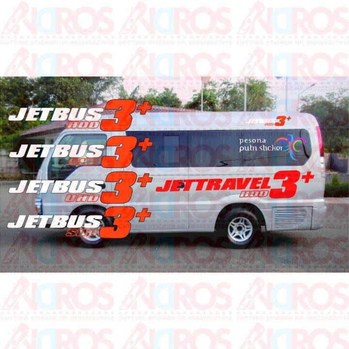 BISA GANTI TULISAN JETBUS, Cutting Stiker motor dan Mobil kaca pintu ...