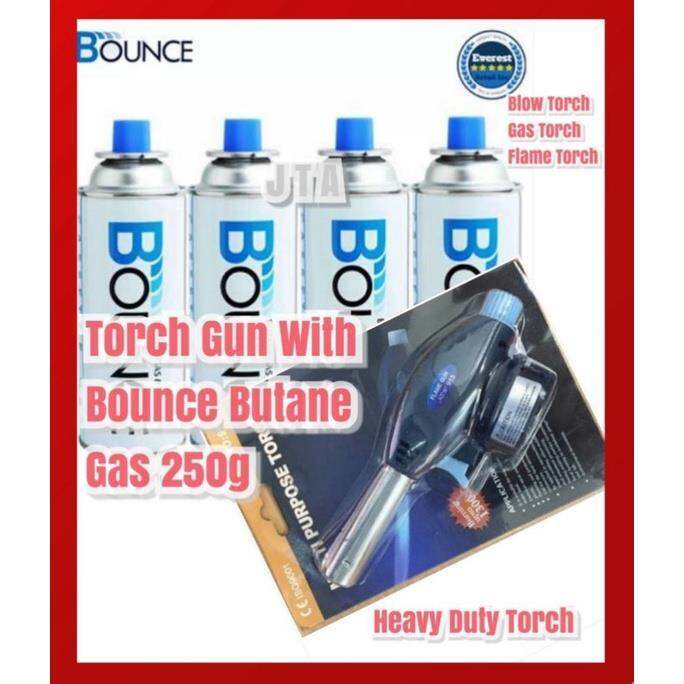 Torch with Bounce Butane Gas 250g | Lazada PH
