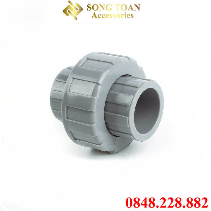 [RẮC CO PVC] Ren trong nối hai đầu dán ống nhựa, có gioăng cao su ở ...