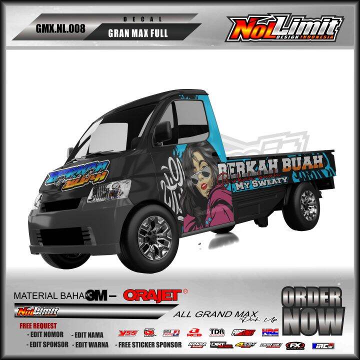 HOT PROMO -- STICKER DECAL FULL BODY GRAND MAX -- STICKER DECAL GRAND ...