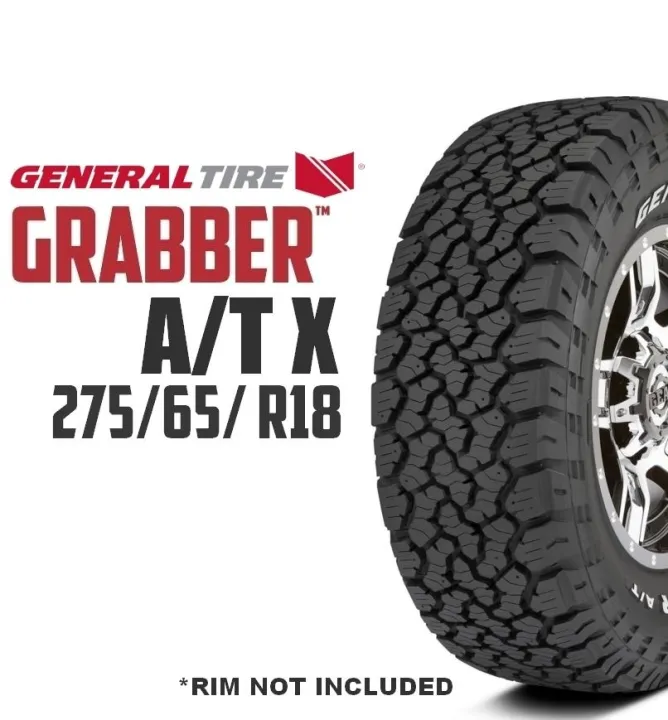 General Tire Grabber A/TX 275/65 R18 All-Terrain Tire | Lazada PH