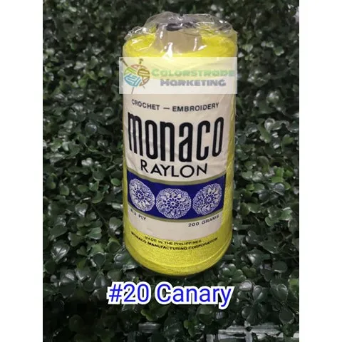 Monaco Raylon Thread 200Grams | Lazada PH