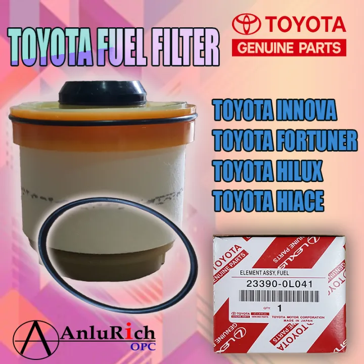 Original Fuel Filter for Toyota Innova, Hilux, Fortuner, Hiace 2005 ...