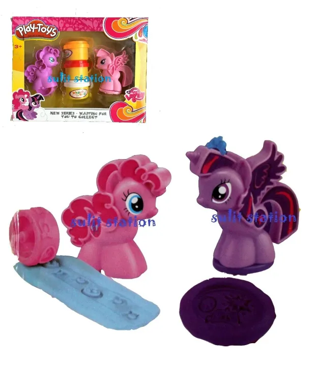 DIY MLP MY LITTLE PONY UNICORN ARTS CRAFT FUN PLAY CLAY DOH DOUGH ...