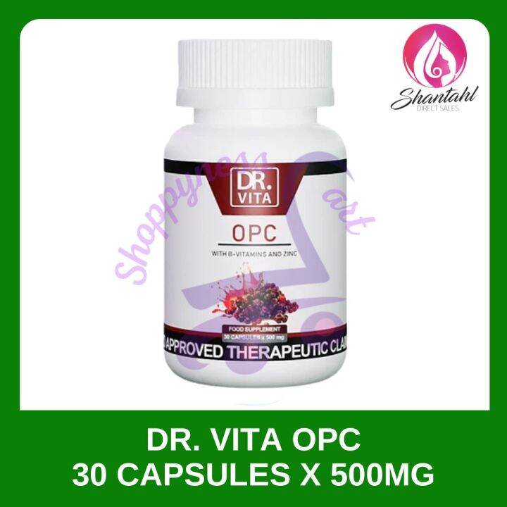 Dr. Vita OPC with B-Vitamins and Zinc 30 Capsules x 500mg | Lazada PH