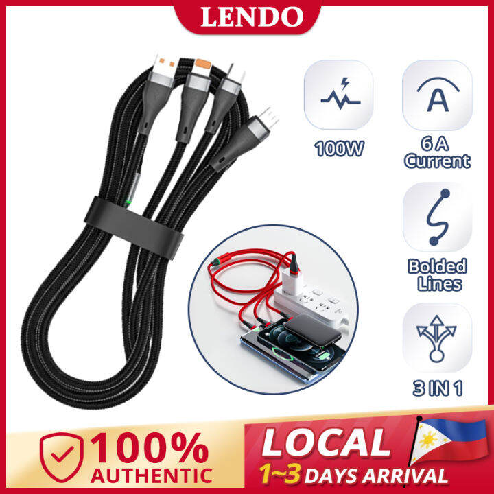 Charger 3 in 1 set fast charger fast charging 3 in 1 USB Charging Cable ...