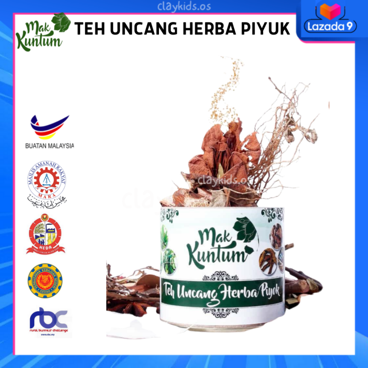 Teh Uncang Herba Piyok Mak Kuntum (15 sachets) Ubat Periuk Ibu ...