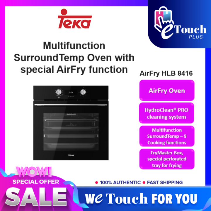 Teka Airfry Built-In Oven with Hydroclean System / 9 Cooking Function ...