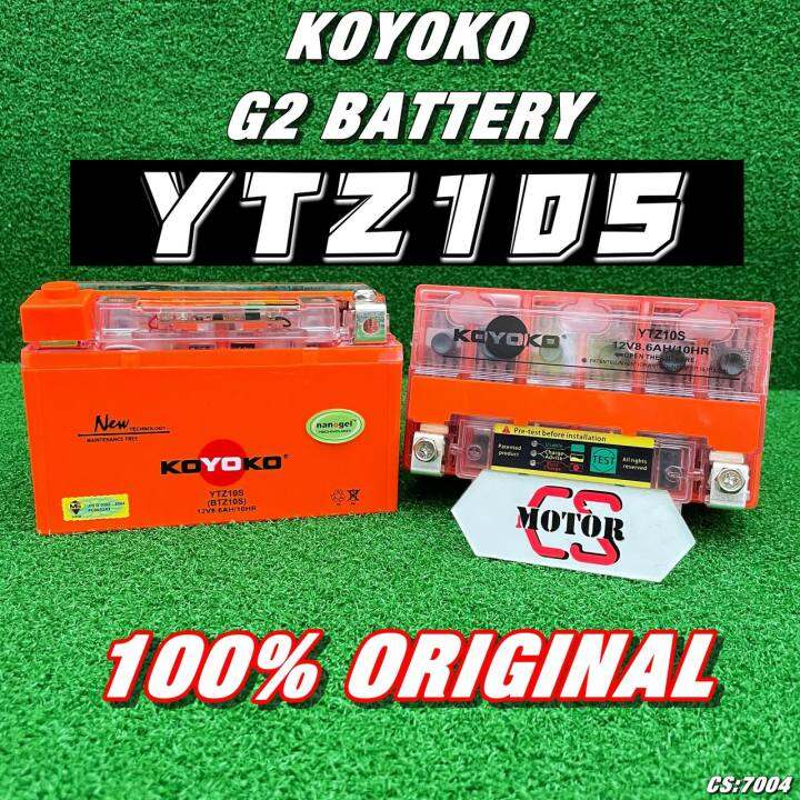 KOYOKO BATTERY YTZ10S NANO GEL BMW S100R HONDA CBR500R KAWASAKI NINJA ...
