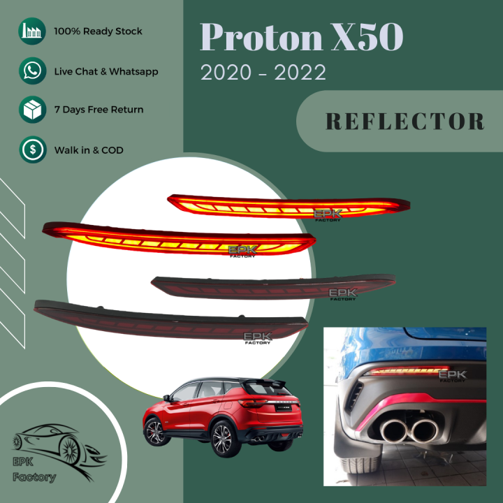 Proton X50 Reflector Rear Bumper Reflector Running Signal Light X-50 X ...