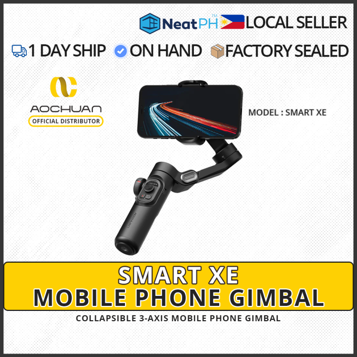 Aochuan Smart XE Handheld 3 Axis Gimbal Phone Stabilizer Bluetooth for IOS and Android | Lazada PH