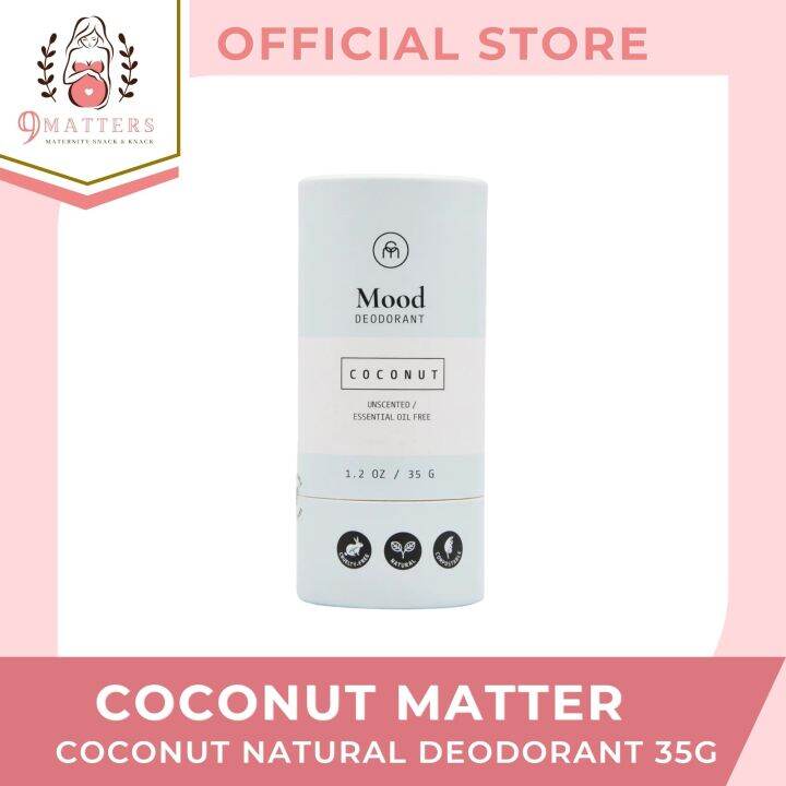 Coconut Matter Mood Coconut Natural Deodorant 35g | Lazada PH