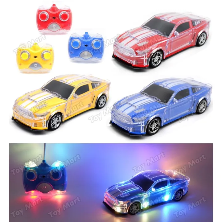 LED Racing Car R/C Compete in Speed LED Light Effect Remote Control ...