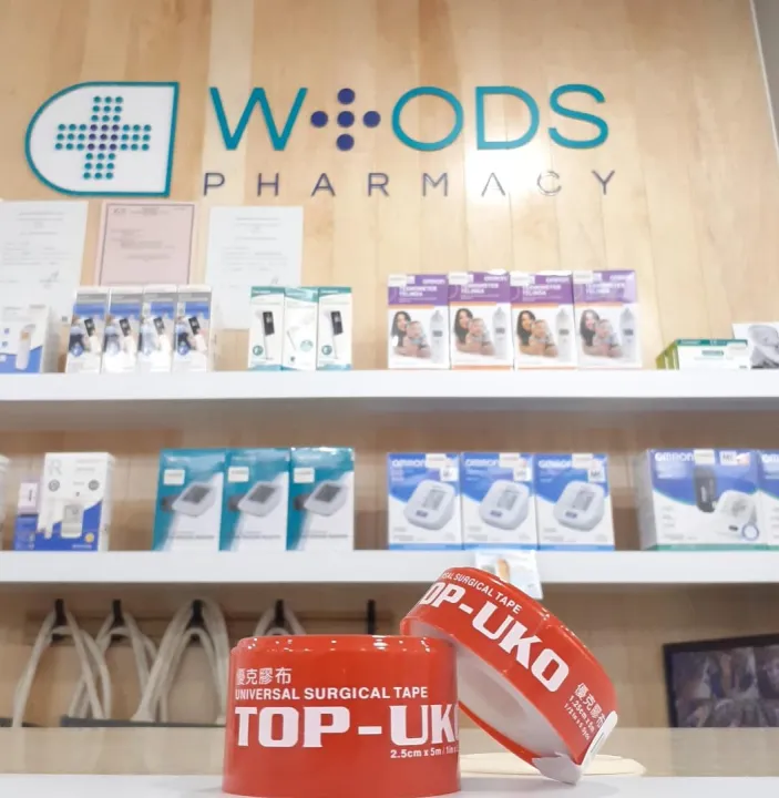 WOODS PHARMACY TOP-UKO UNIVERSAL SURGICAL TAPE(2.25 x 5 CM / 1.25 x 5 ...