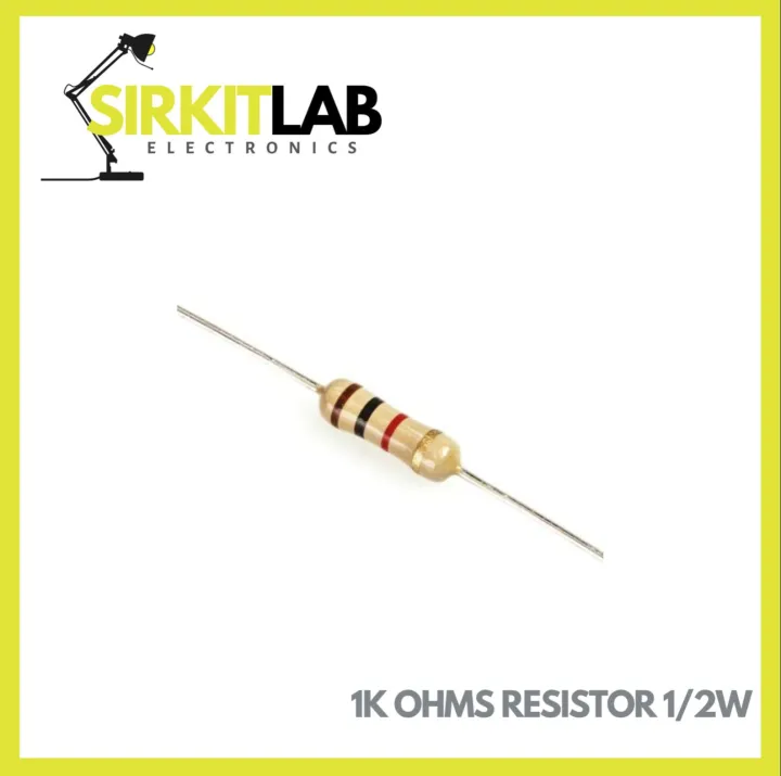 Resistor 1k ohms 1/2W 7 PCS | Lazada PH