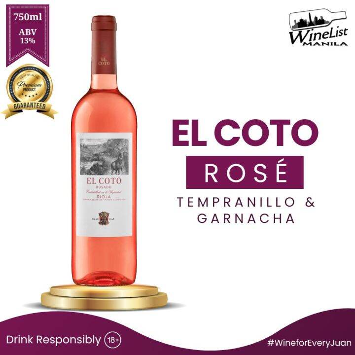 El Coto Rosado | Rioja, Spain | Rose Wine 750ml | Lazada PH