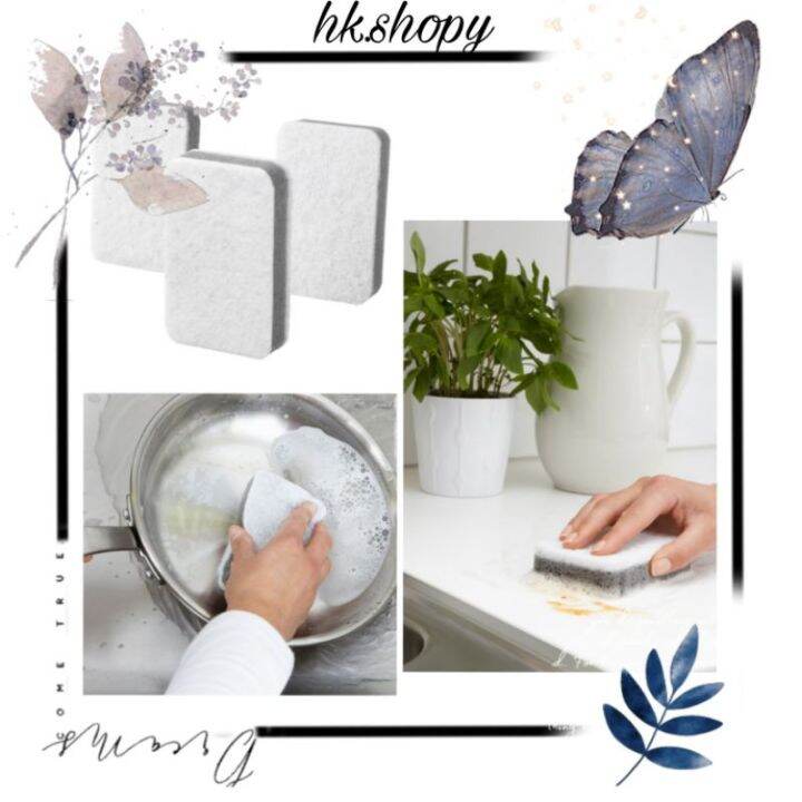 3pcs Sponge Ikea Svampig Dishwash Span Basuh Pinggan Ikea | Lazada