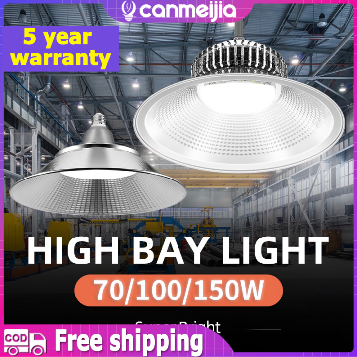 LED High Bay Light 100W 150W 200W Super Bright Industrial Lamp Wide ...