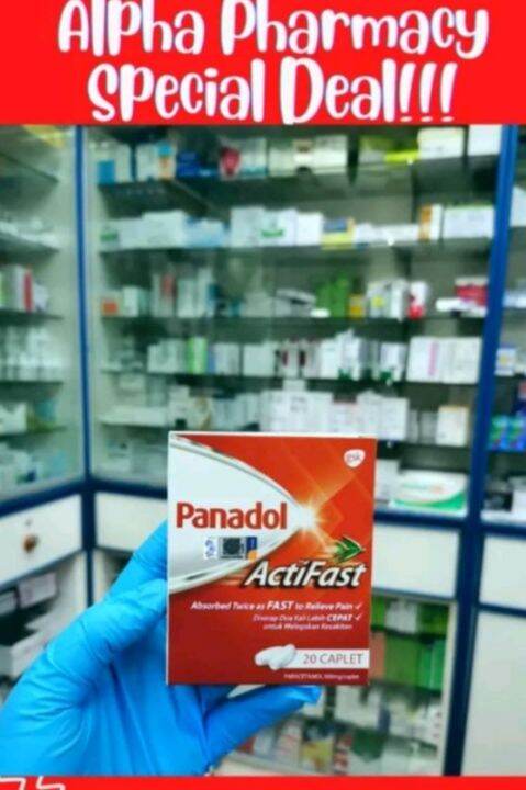 Panadol Actifast 20 Tablets (2 Strips/Box) (Paracetamol, For fast pain ...