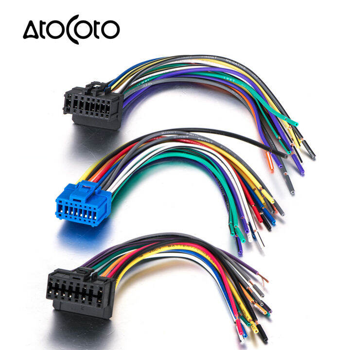 Car ISO Power Wire Stereo Radio Wiring Harness Connector Adaptor Cable for Pioneer DEH P-series ...