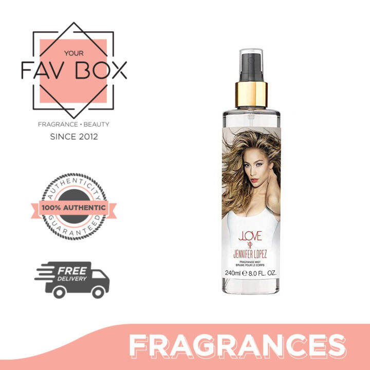 YOUR FAV BOX Jennifer Lopez Love Fragmist 240ml | Lazada PH