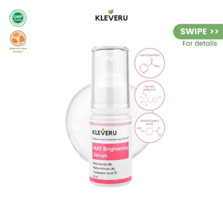 KLEVERU NAT Brightening Serum - Serum Niacinamide | Lazada Indonesia