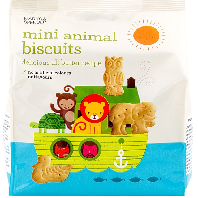 M&S All Butter Mini Animal Shaped Biscuits 125g x1 Marks and Spencer 0 ...