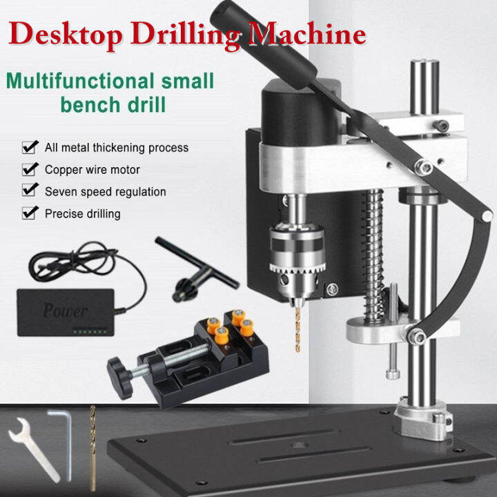 Mini Bench Drill Kit Multi-function Cutting Polishing Drilling for Wood ...