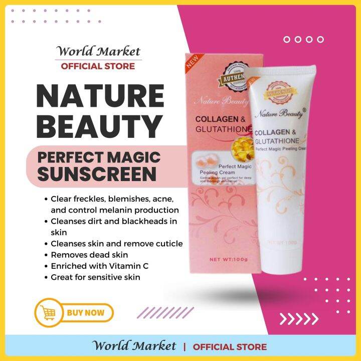 ORIGINAL Nature Beauty Collagen and Glutathione perfect magic peeling ...